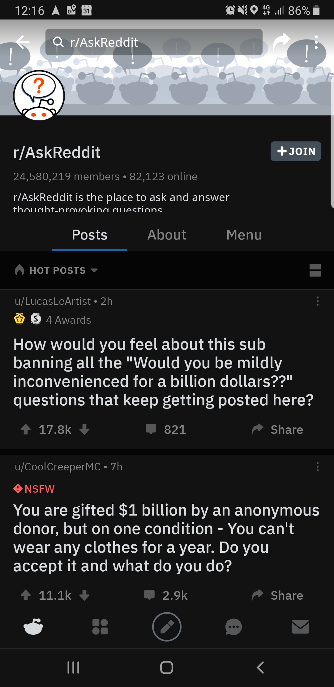 Hot page of r/askreddit | Scrolller