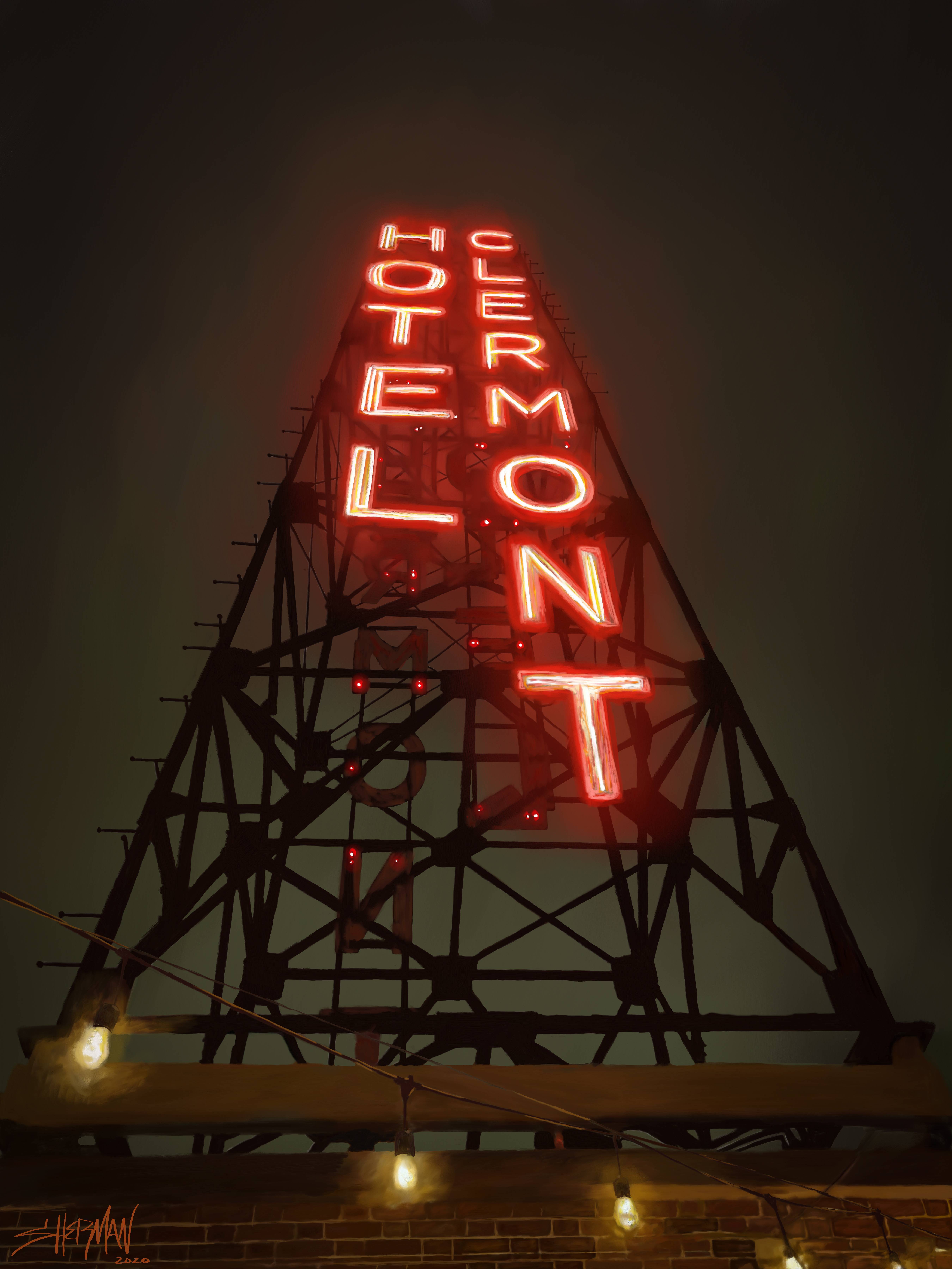 Hotel Clermont, Digital Oils | Scrolller