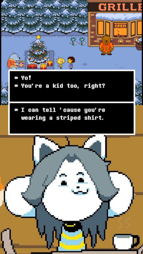 How... How have we ignored this for so long? The Tem shop Tem is a child... | Scrolller