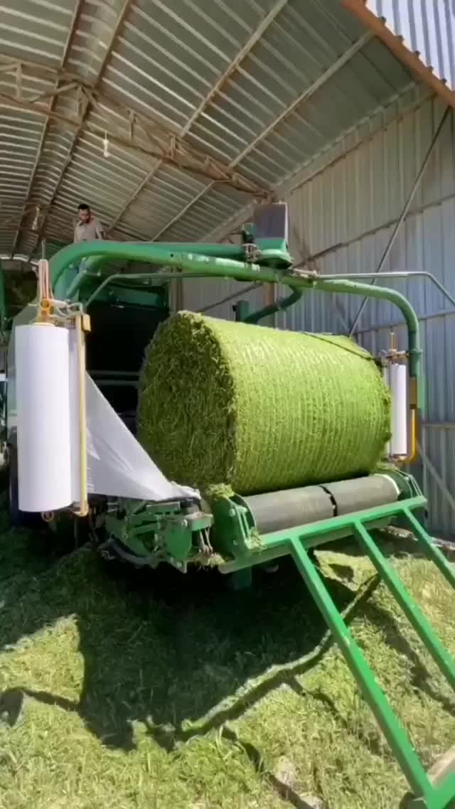 How silage is being wrapped up | Scrolller