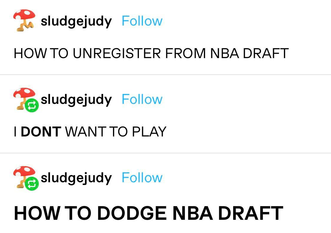 HOW TO DODGE NBA DRAFT | Scrolller