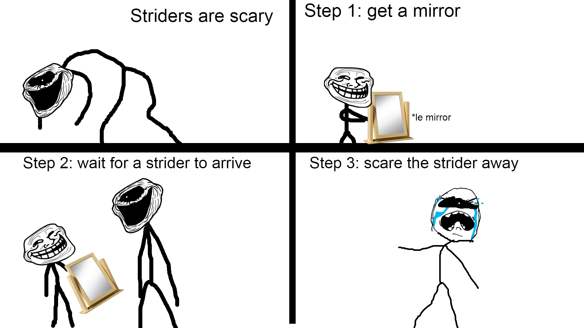 How to troll a strider | Scrolller