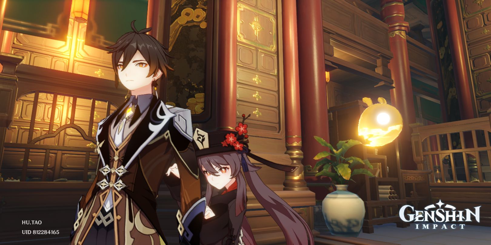 Hu Tao Holding Zhongli | Scrolller