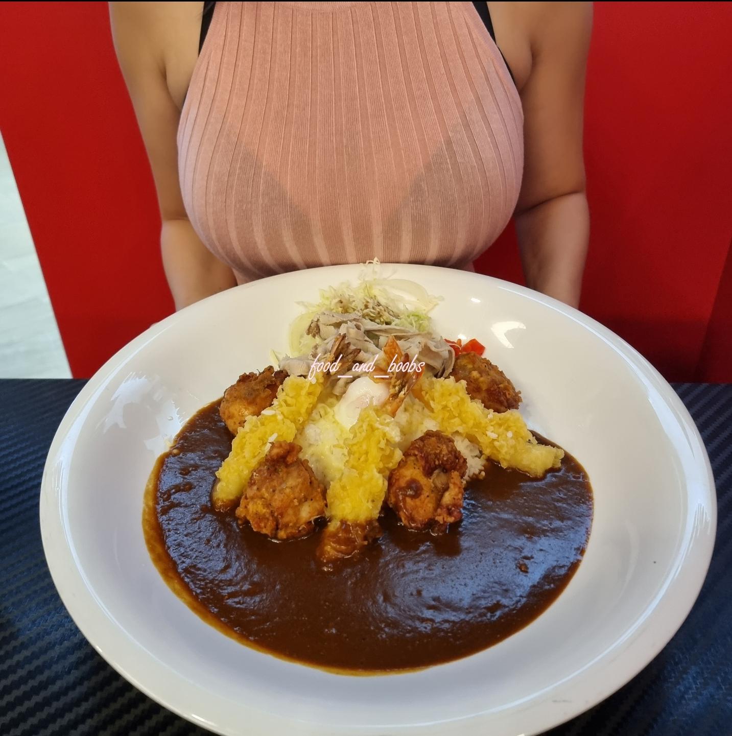 Huge plate of food at Monster Curry! | Scrolller