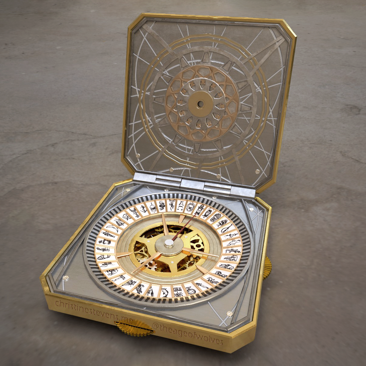 I 3D modelled the new alethiometer design! (with some creative liberties) | Scrolller