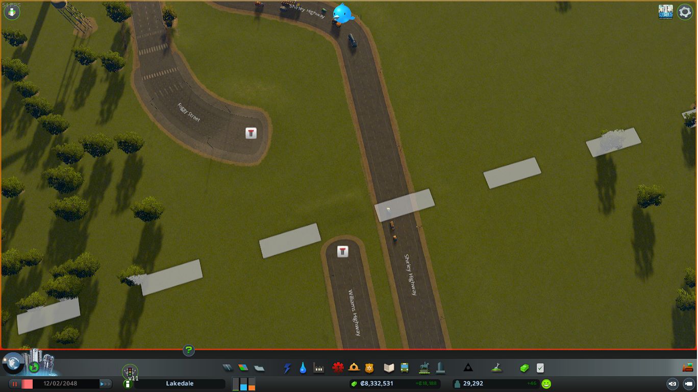 I accidentally did this, can't connect the highway. How to fix this with mod? What mod to use ...