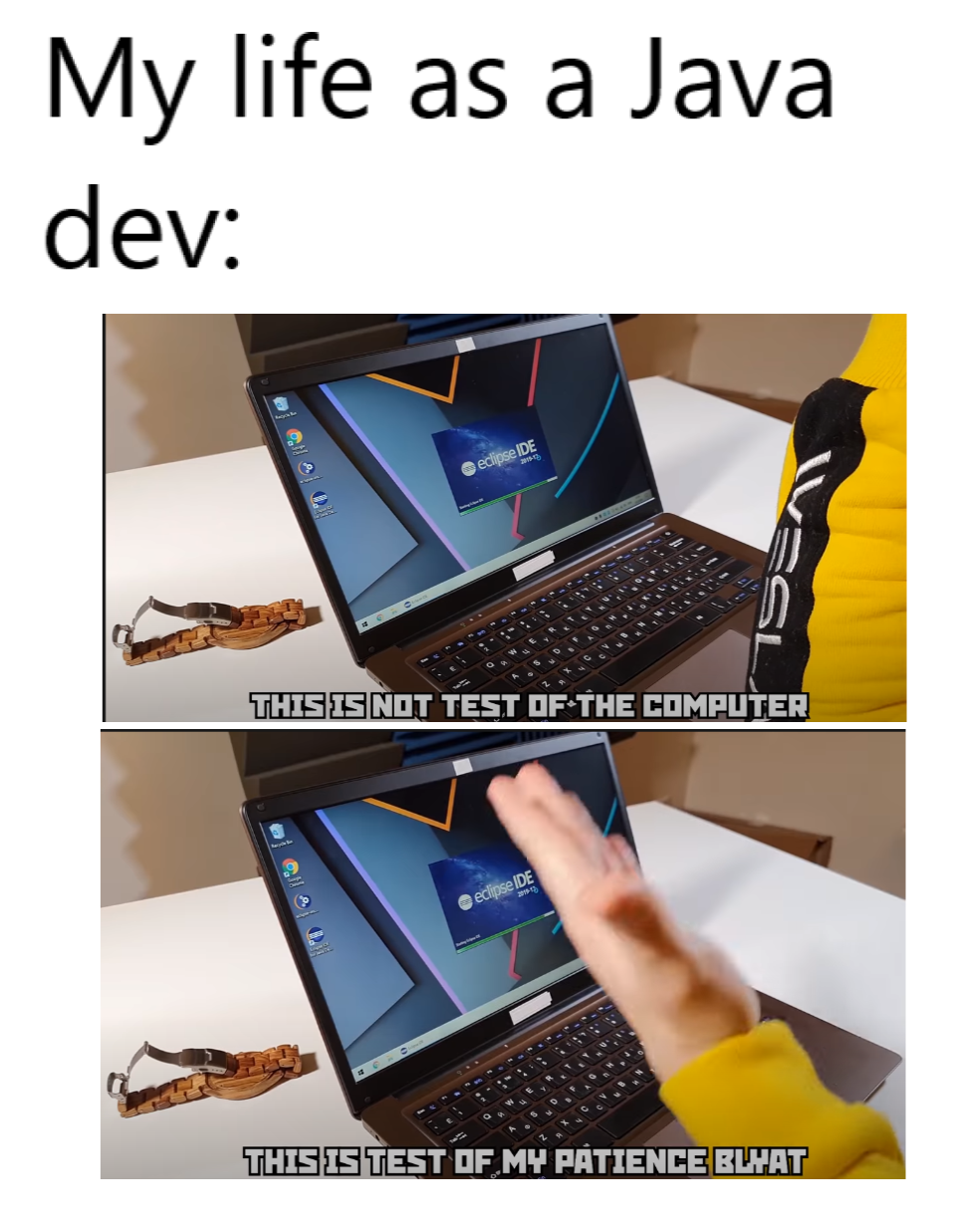 I also posted this on r/ProgrammerHumor. Just thought I would share ...
