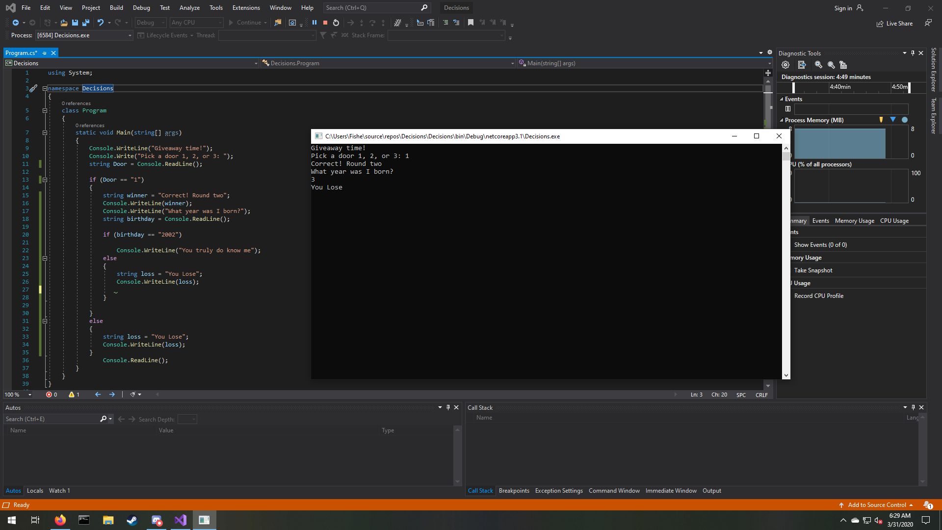 I Always Wanted To Learn A Programming Language Starting Today I Wrote My First C Program
