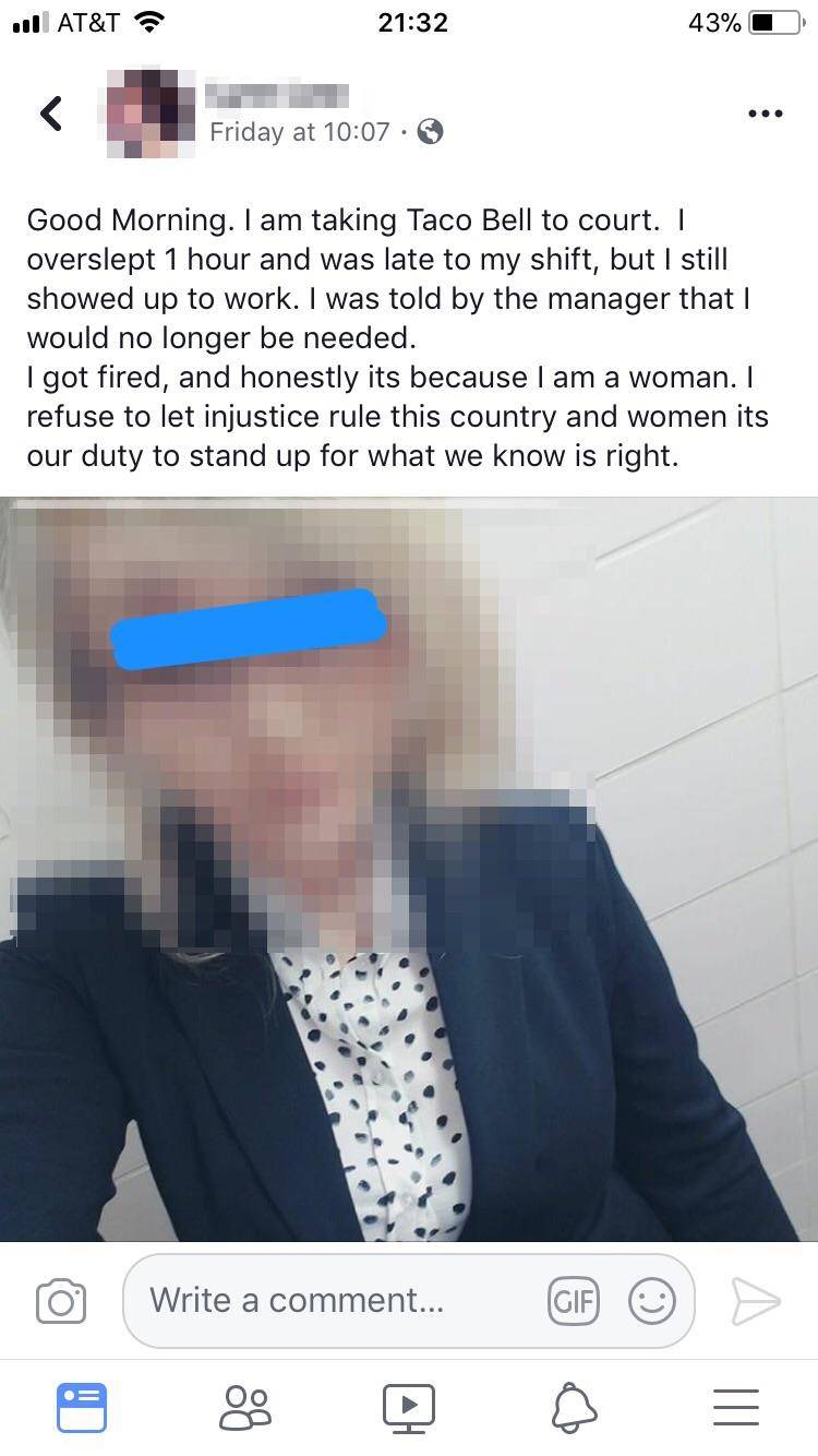 I aM a WoMaN aNd i GoT fIrEd | Scrolller