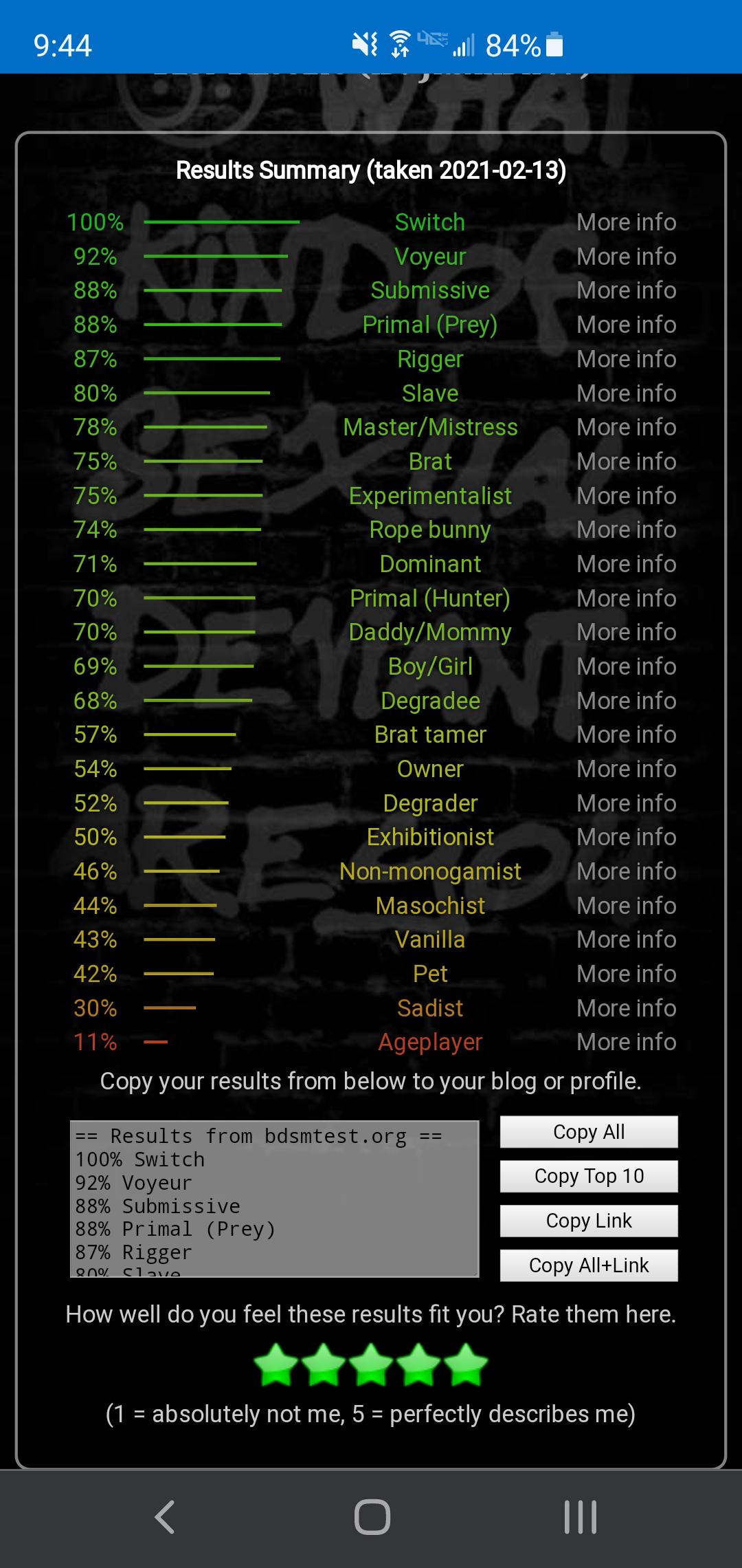 I can flip the switch for my wife when she requests it, but my personal preference is to be the ...
