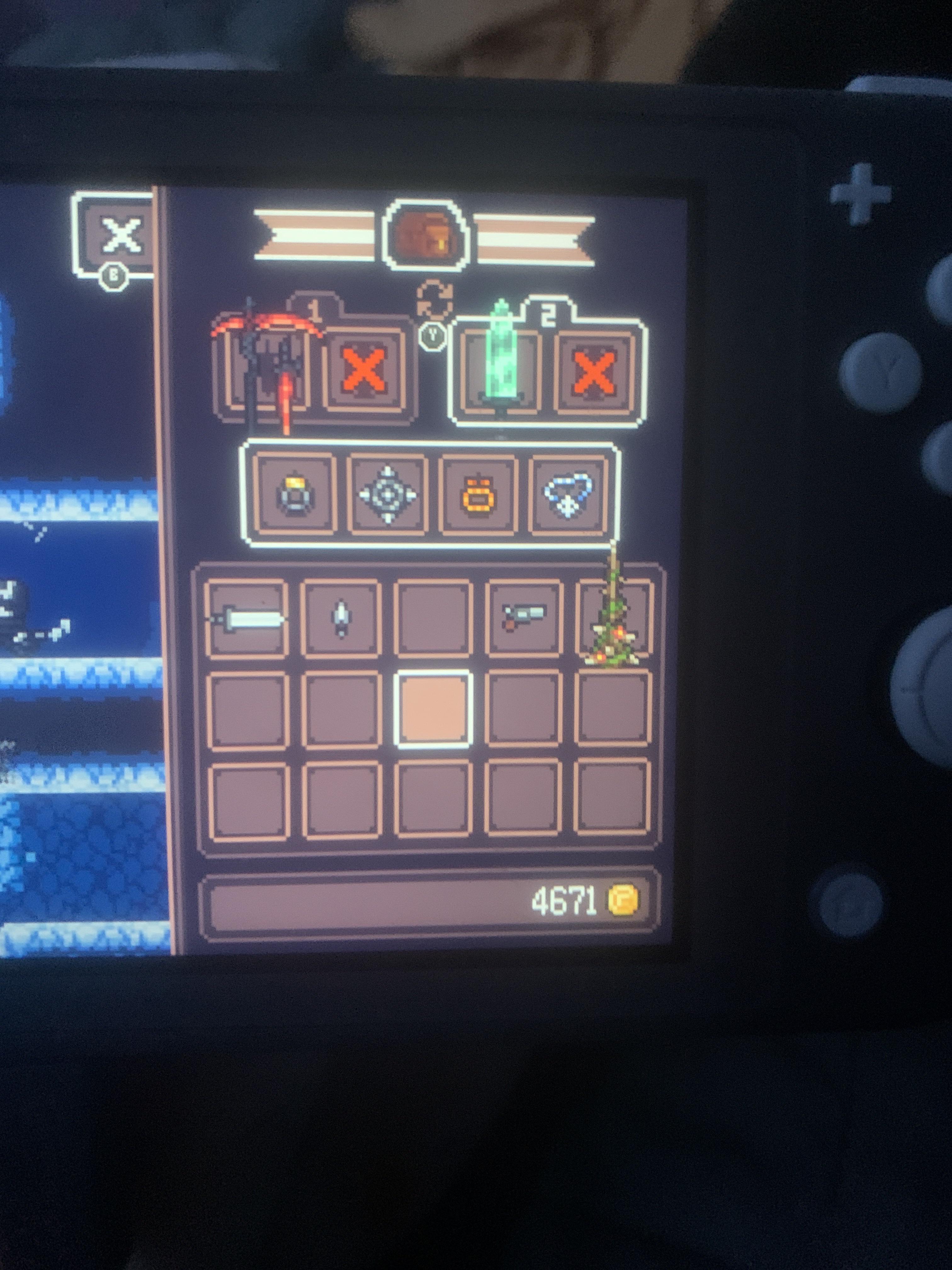 I can’t choose which weapons so use, help ._. | Scrolller