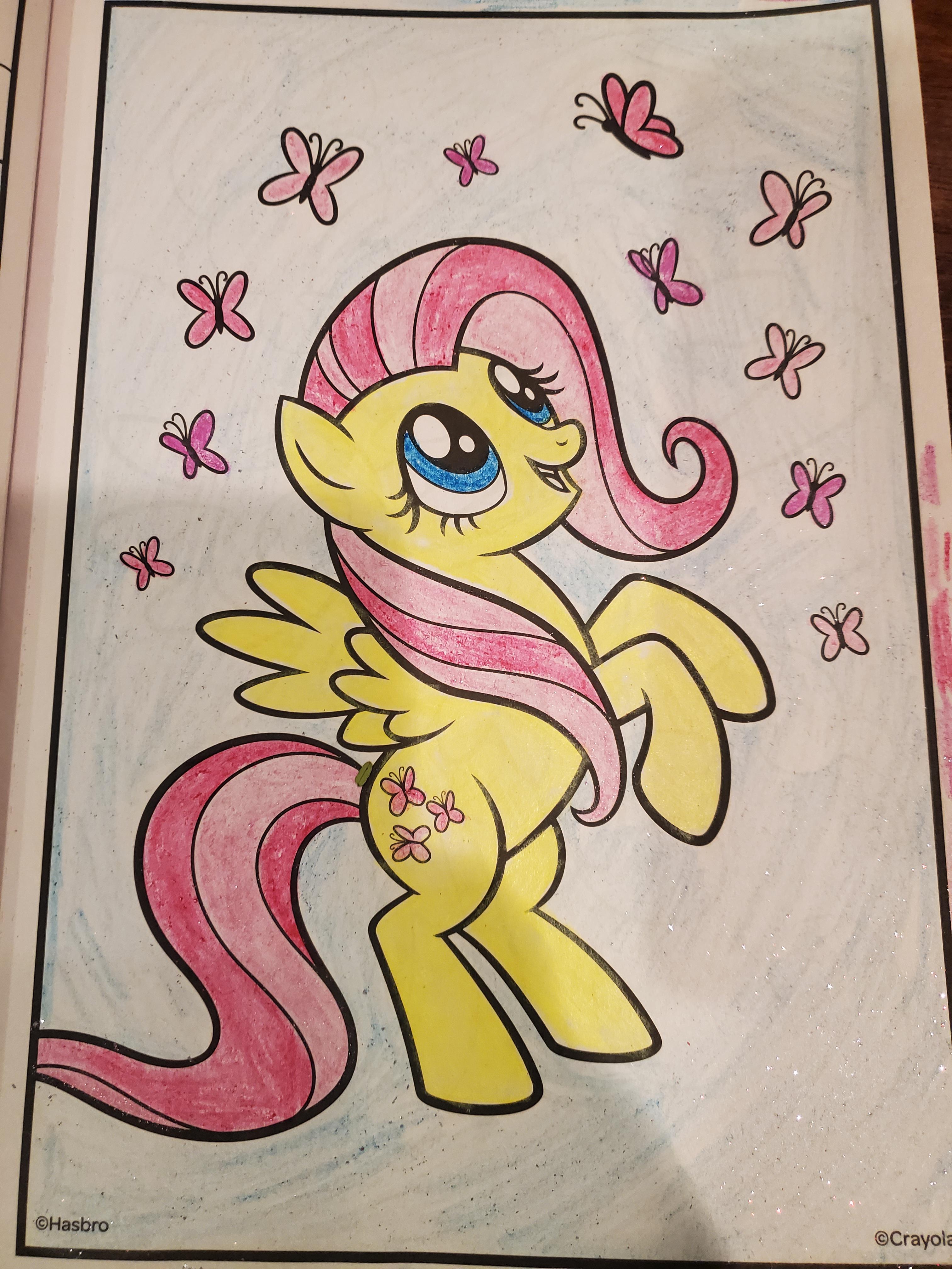 I colored a picture in my new coloring book! | Scrolller