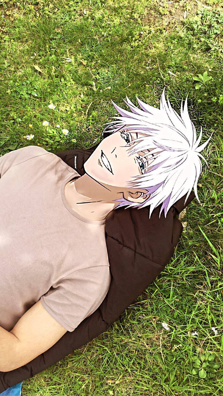 I combined my photo with Satoru Gojo | Scrolller