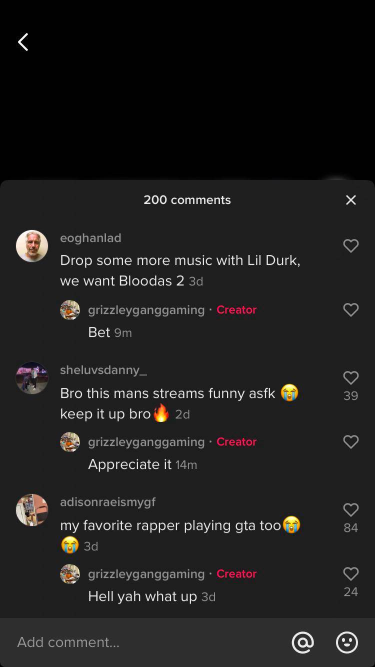 I commented on Tee Grizzleys TikTok asking for another tape with Lil Durk and he said “bet ...