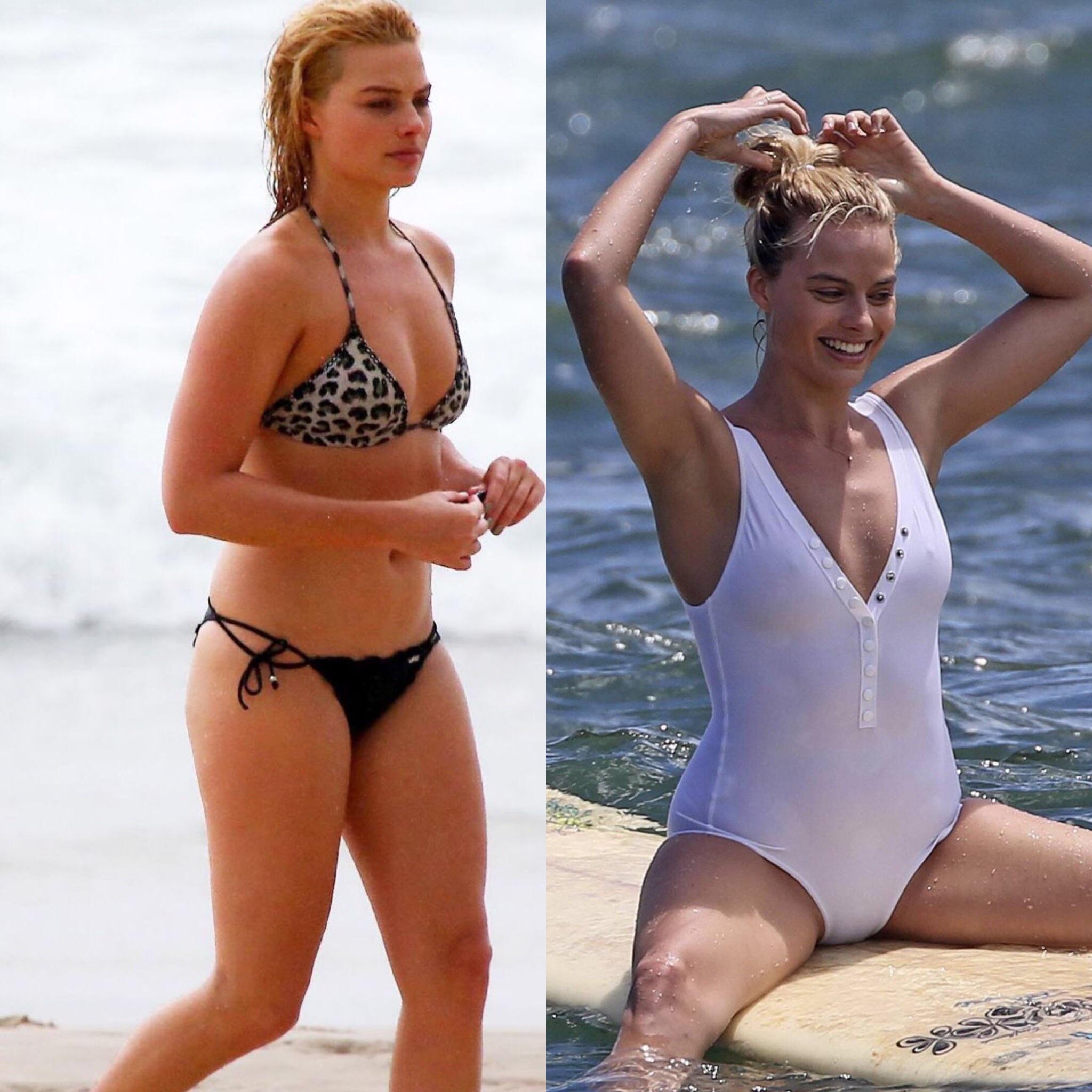 I‘d love to double penetrate Margot Robbie‘s beautiful holes with another bud… | Scrolller