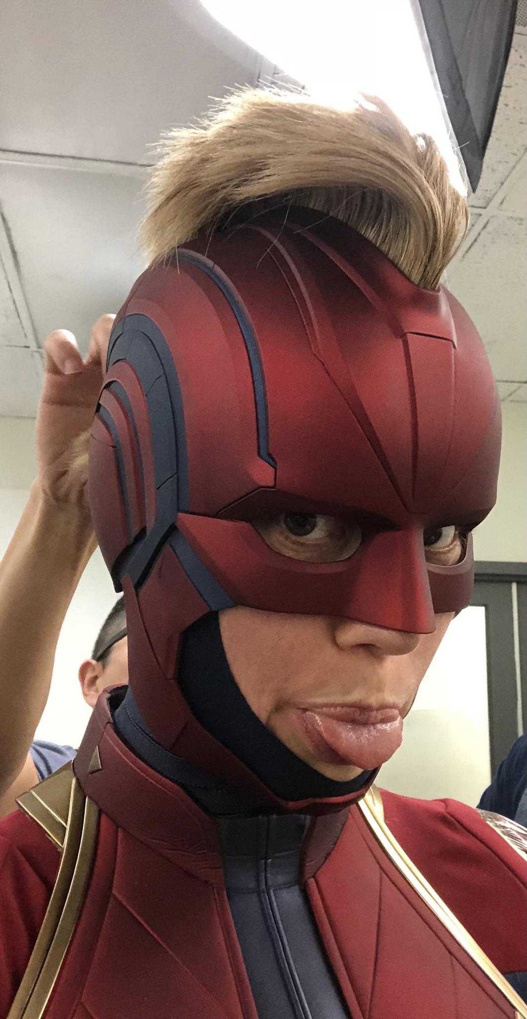 I’d love to facefuck Brie Larson while she wears her Captain Marvel helmet | Scrolller