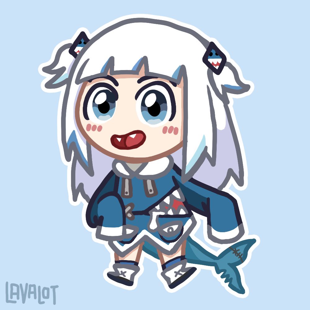 I did some Smol Gura Fanart | Scrolller