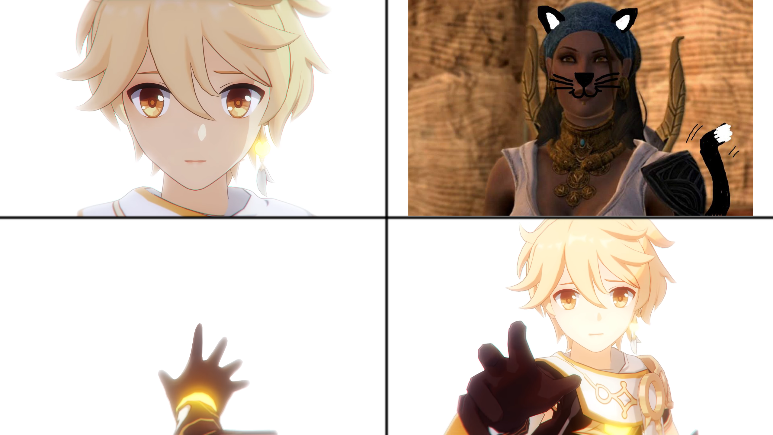 i don't know if crossover meme's are permitted here | Scrolller