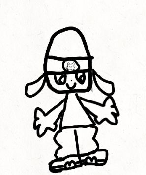 I drew parappa | Scrolller