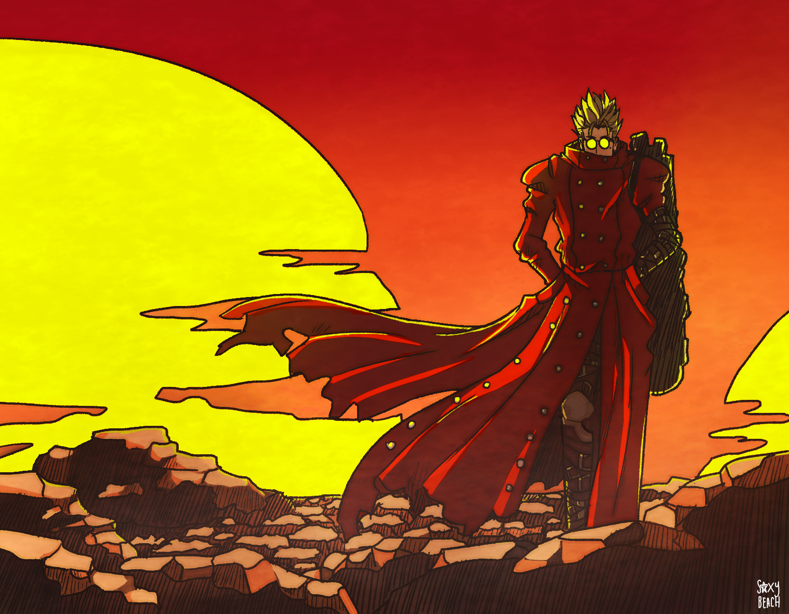 I drew a part from the opening!! | Scrolller