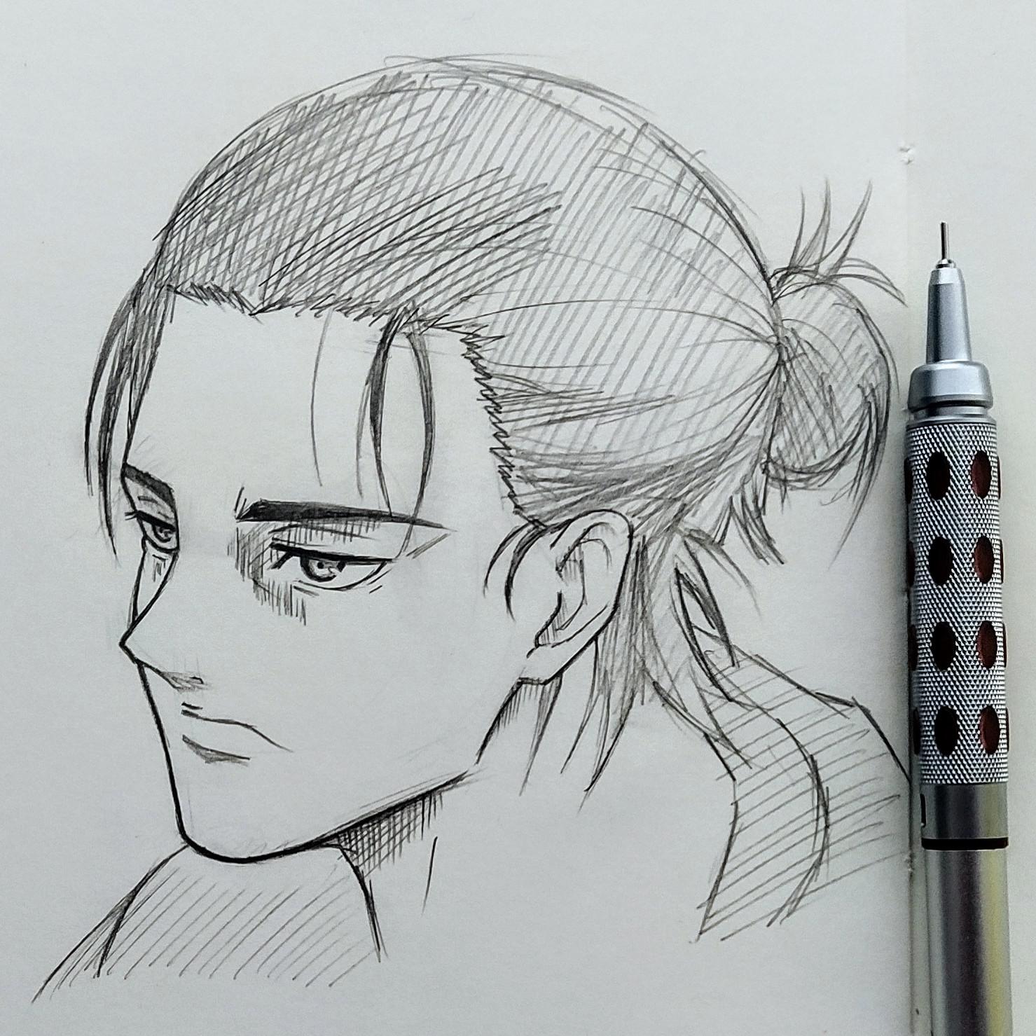 I drew Ereh Jeager | Scrolller