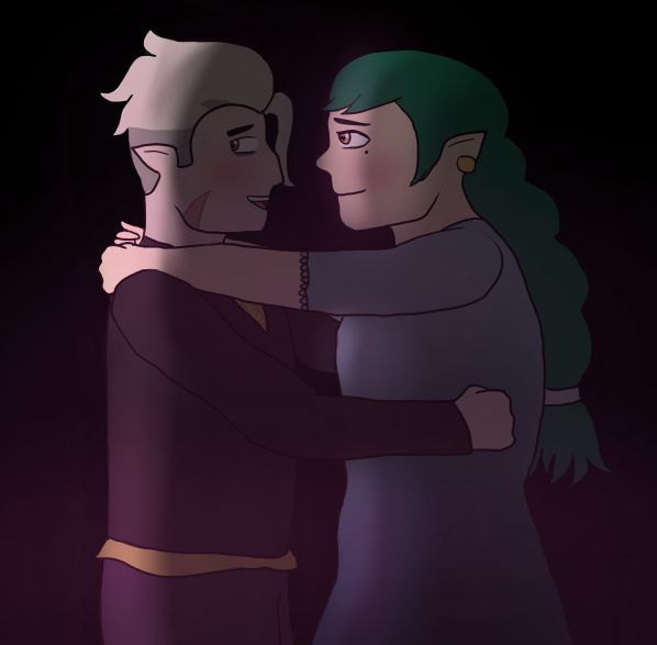 I drew Hunter and Emira at the next Grom! | Scrolller