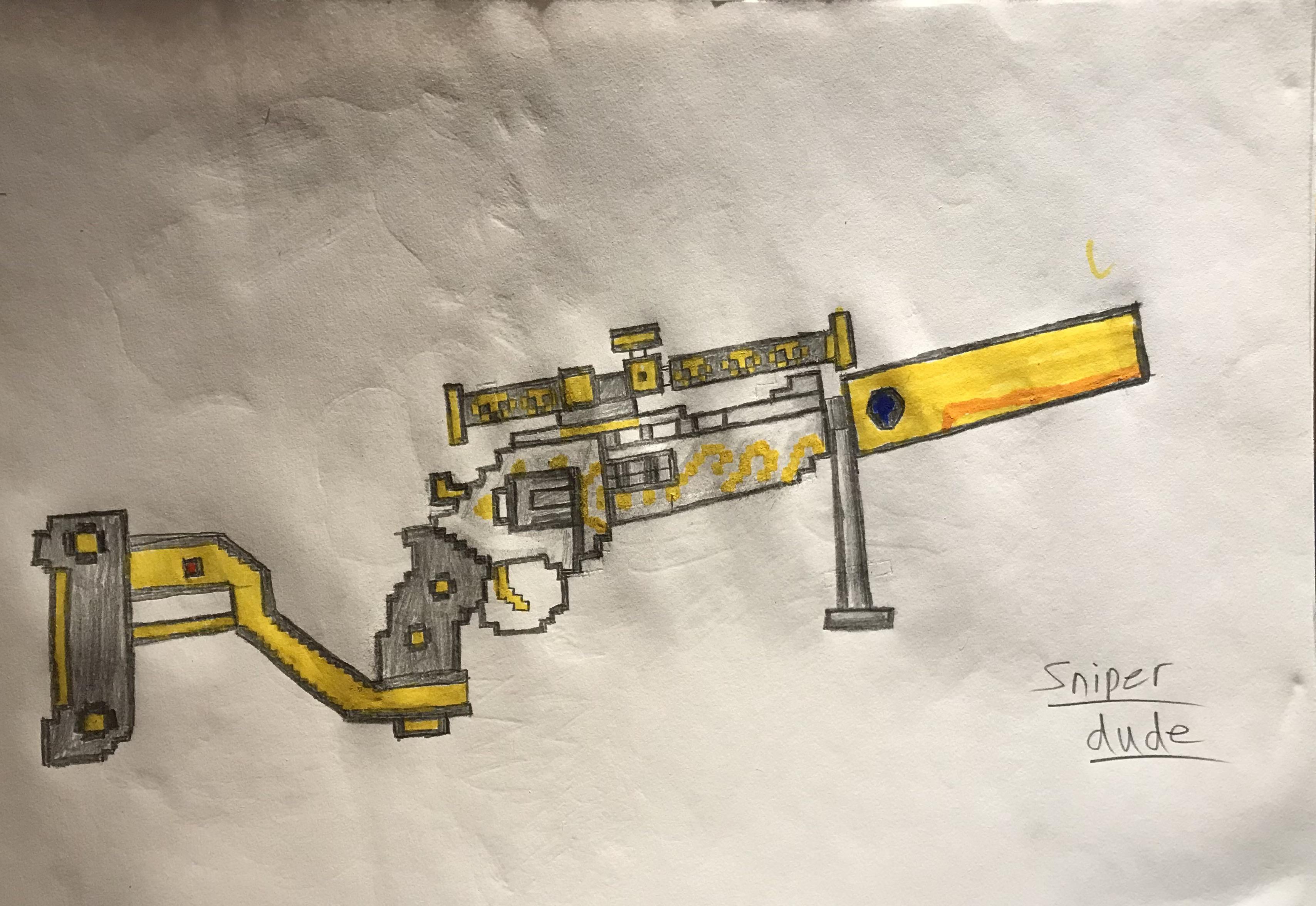I drew the sniper dude | Scrolller