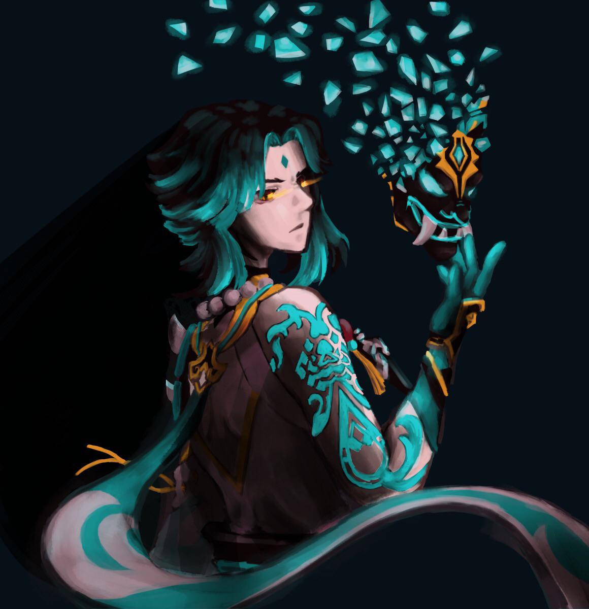 I drew xiao | Scrolller