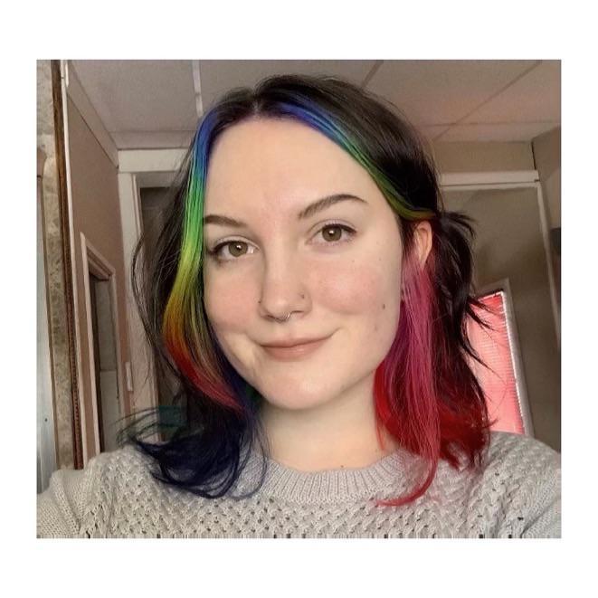 I dyed my hair rainbow 🌈 | Scrolller