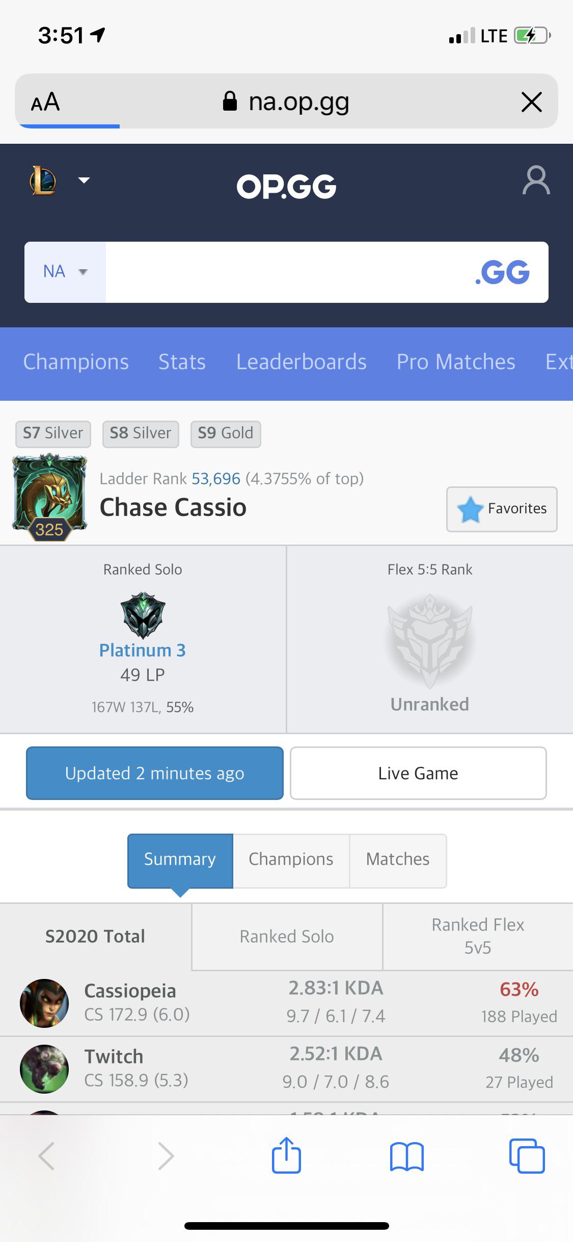 I finally made it into plat by spamming Cassio bot lane this season ... I finally made it into plat by spamming Cassio bot lane this season ...