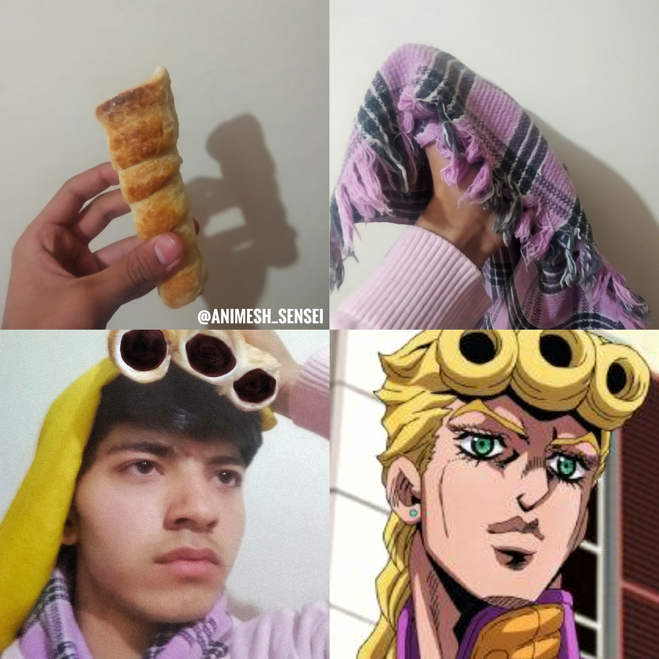 I, Giorno Giovanna, have a cream roll. | Scrolller