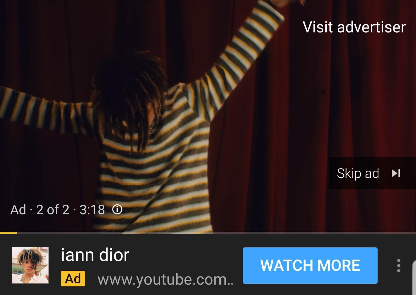 I got a strings ad on YouTube | Scrolller