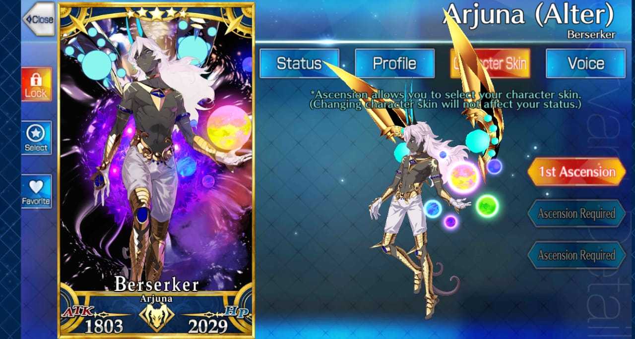 I got Arjuna alter from a summon ticket!!!!!! Wohooooo!!!! | Scrolller