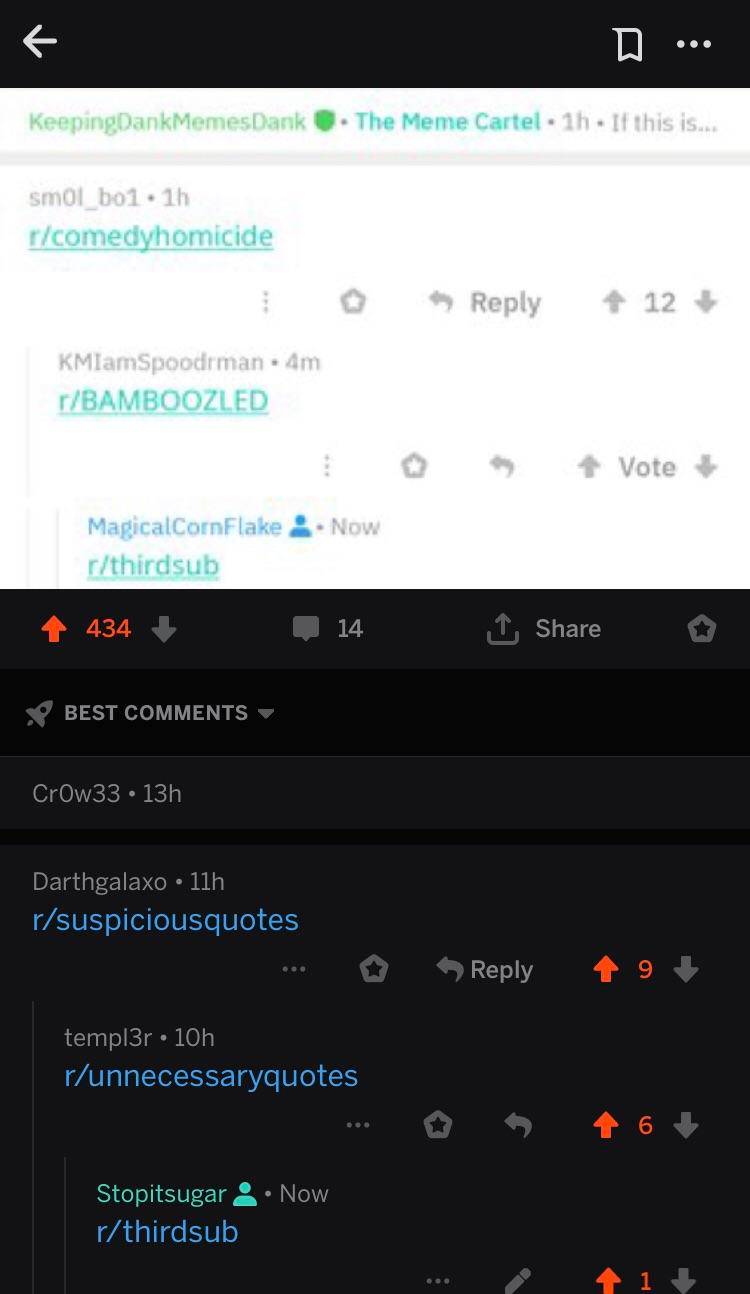 I got one on r/thirdsub itself! | Scrolller