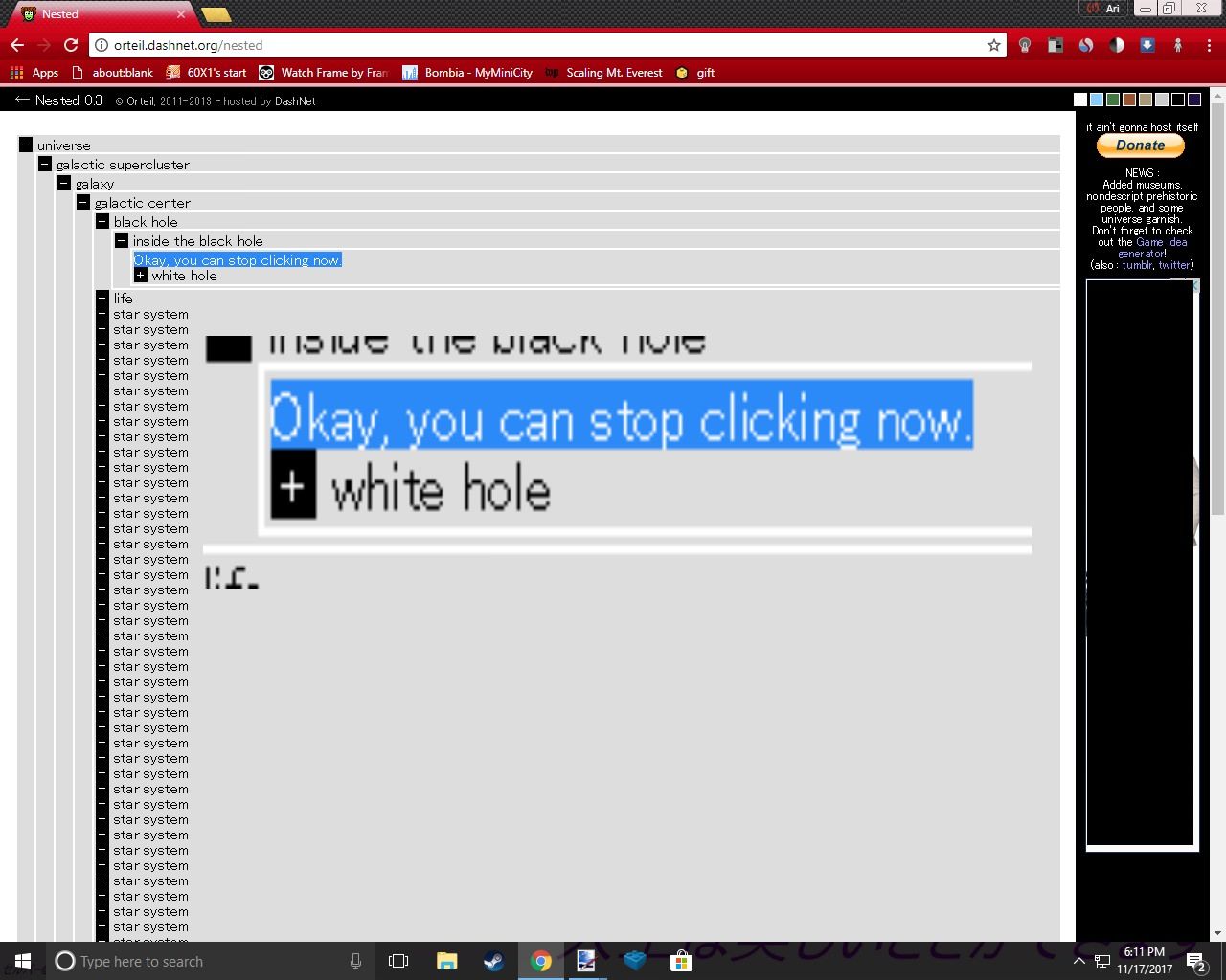I got there without a portal. | Scrolller