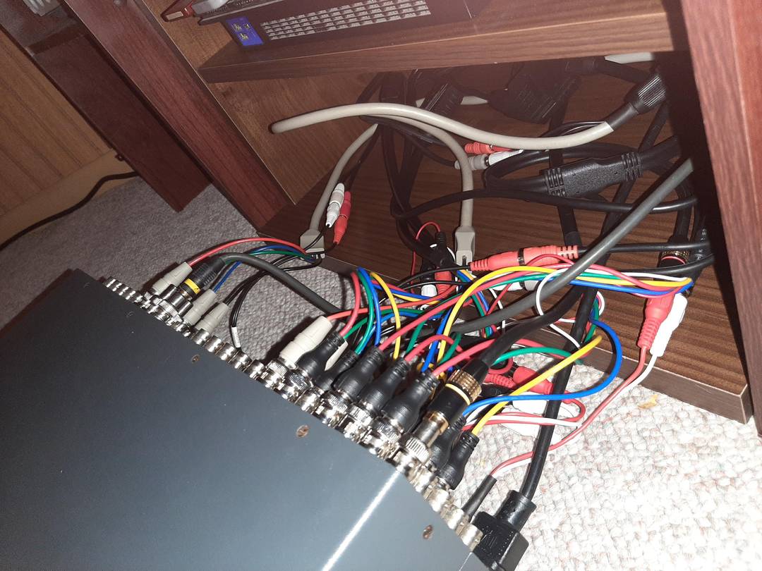 I have tremendous cable management. Some say it's the best they've ever seen. I would never say ...