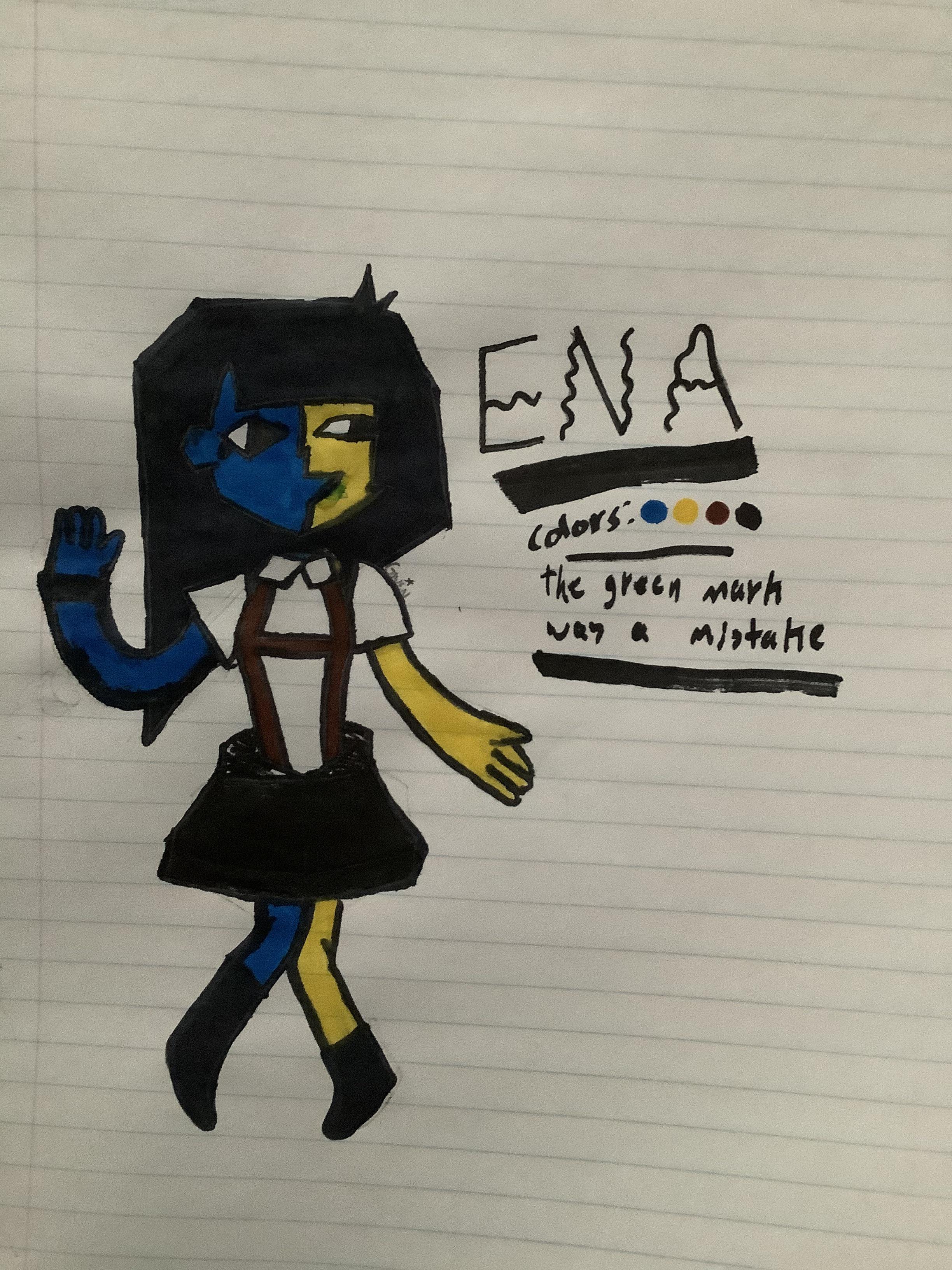 I introduced my 10-year-old sibling to ENA, and they drew Ena! | Scrolller