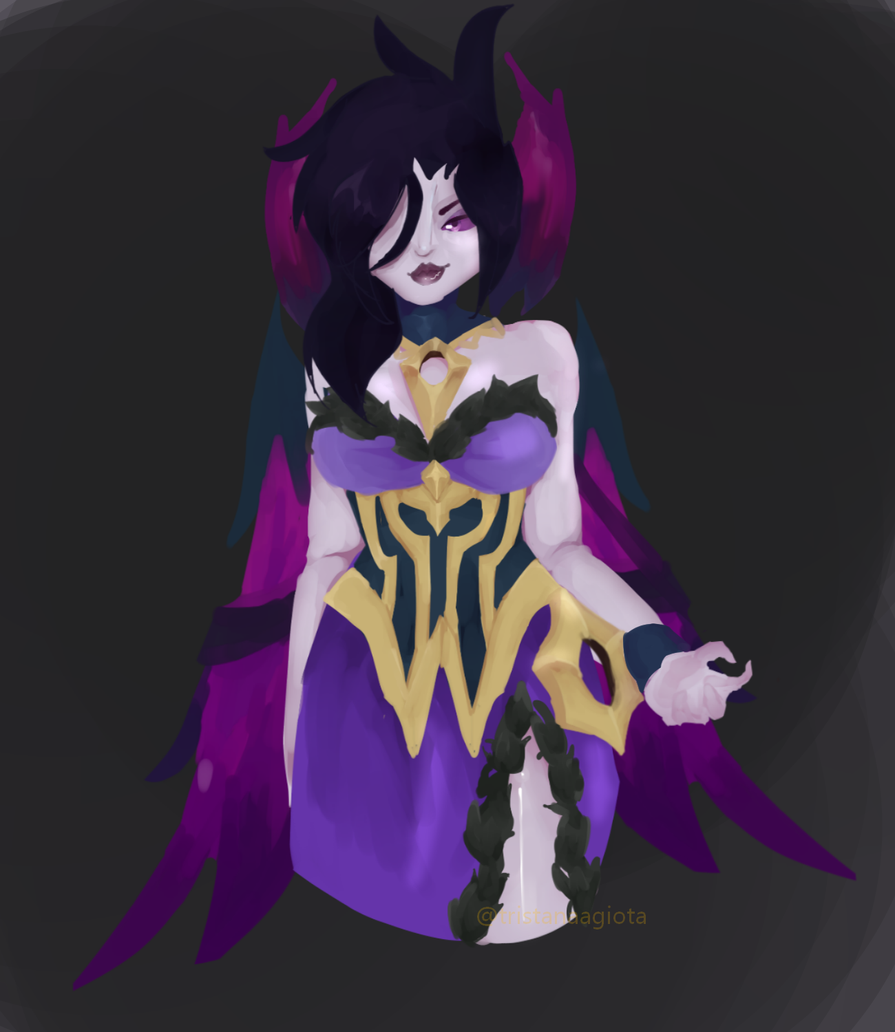 I just finished a drawing of Morgana! | Scrolller