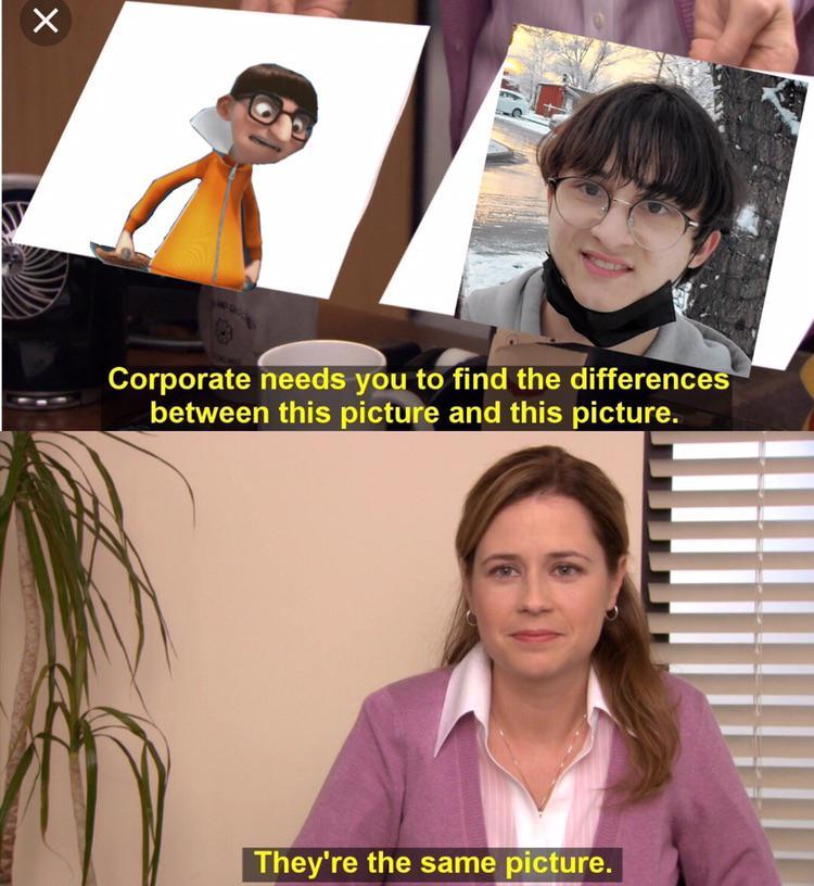 i’m sure there’s been a comparison before, but this picture specially just screams “VECTOR ...