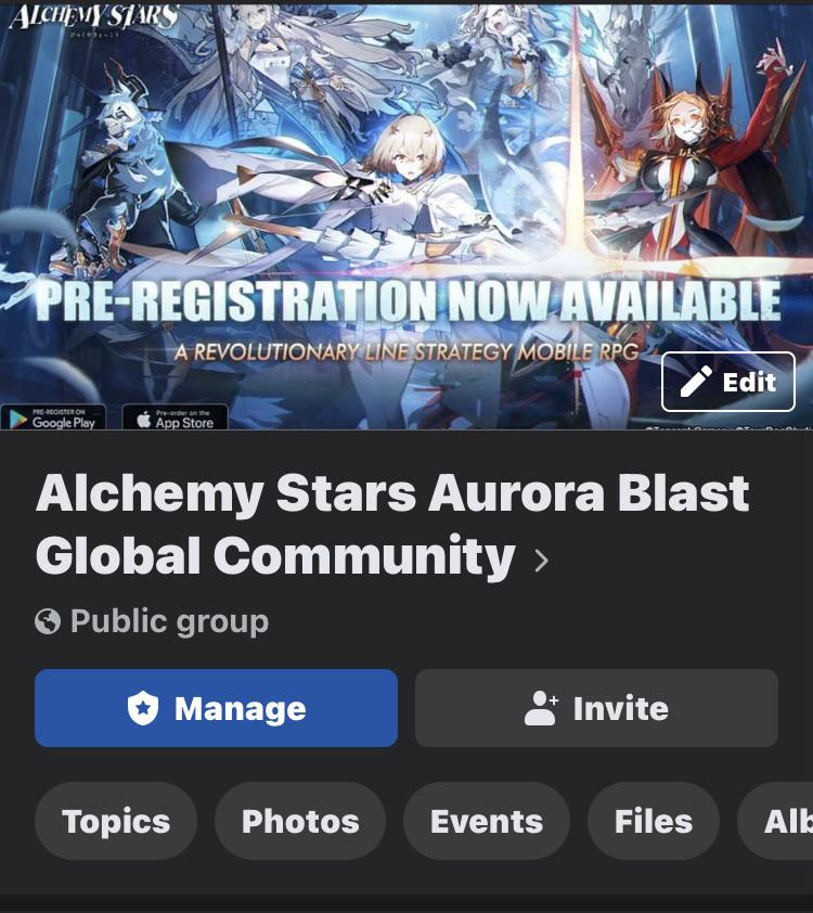 I made a Global Community Group For Alchemy Stars on Facebook if anyone like to join 🙂 | Scrolller