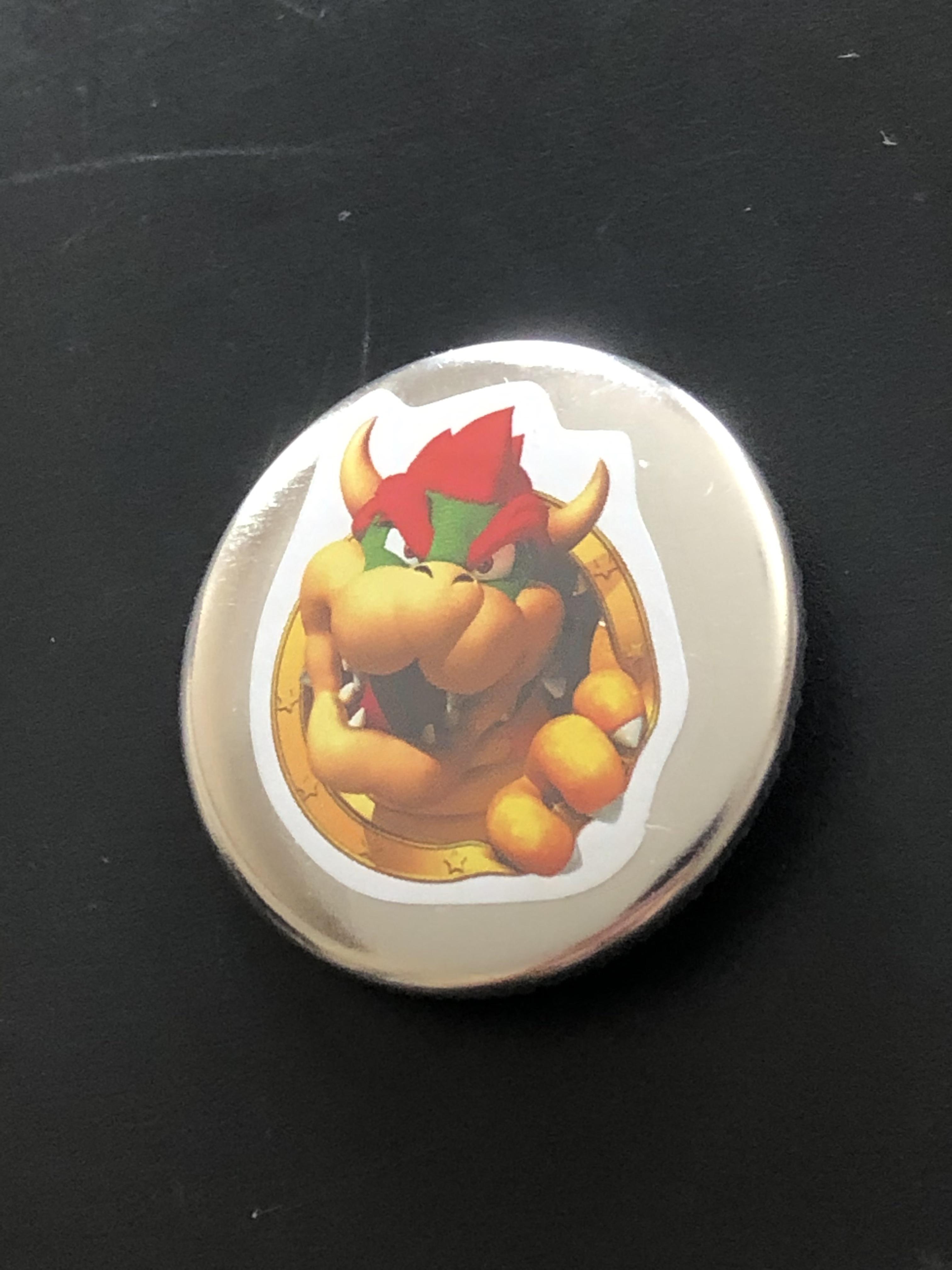 I made a new Bowser pin | Scrolller