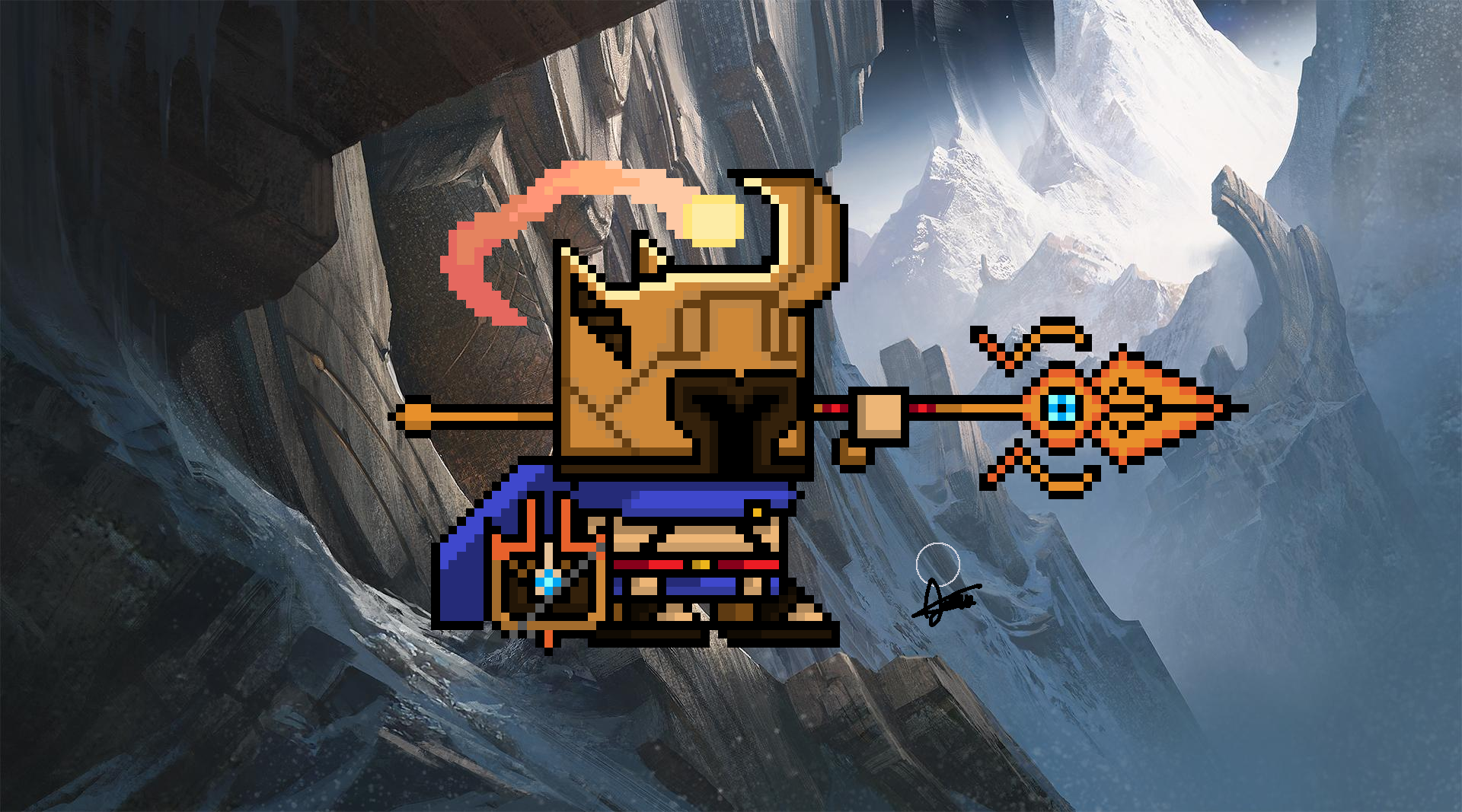 I made a Pantheon pixel art. | Scrolller