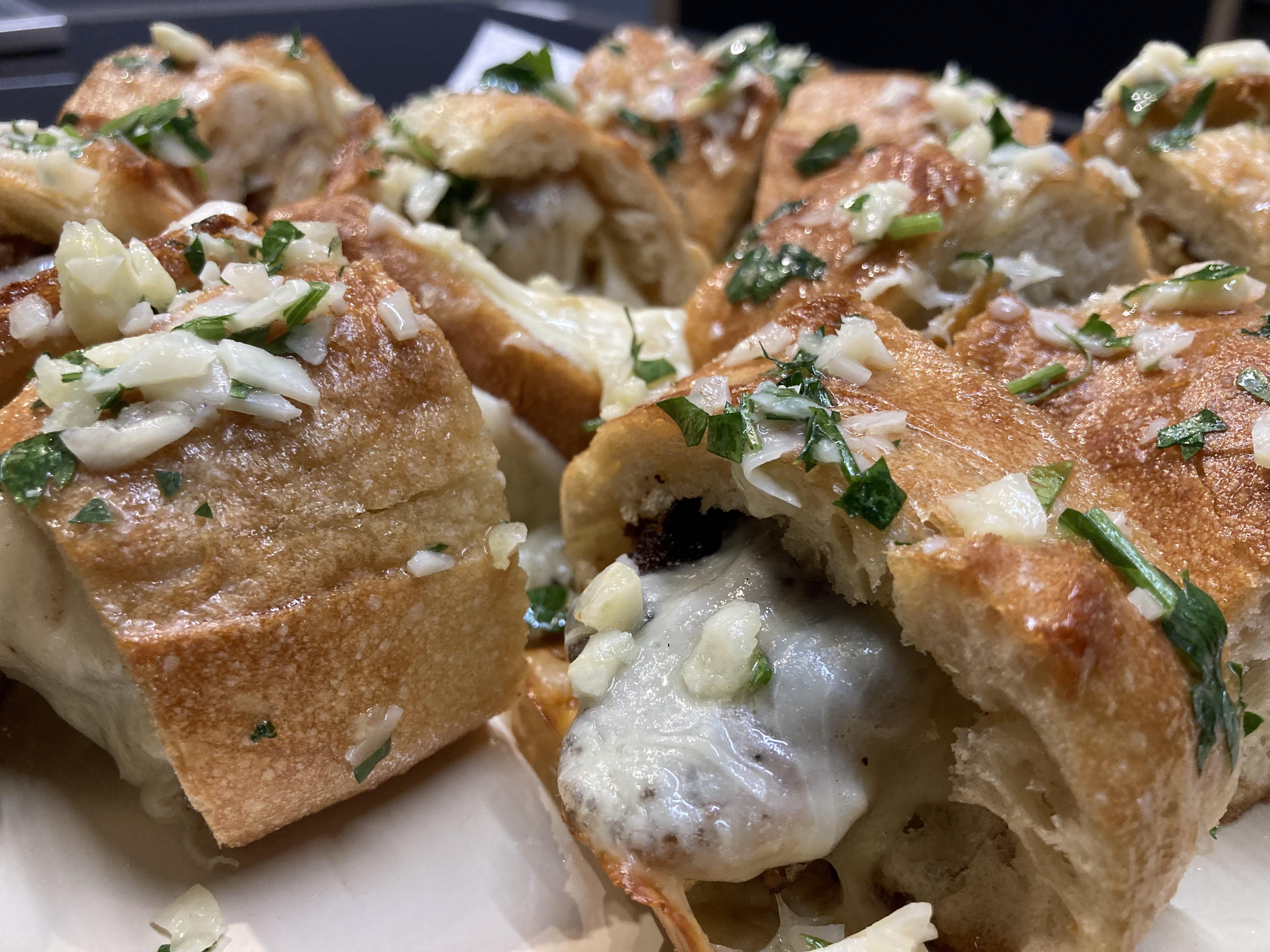 [i made] chicken parm stuffed garlic bread | Scrolller