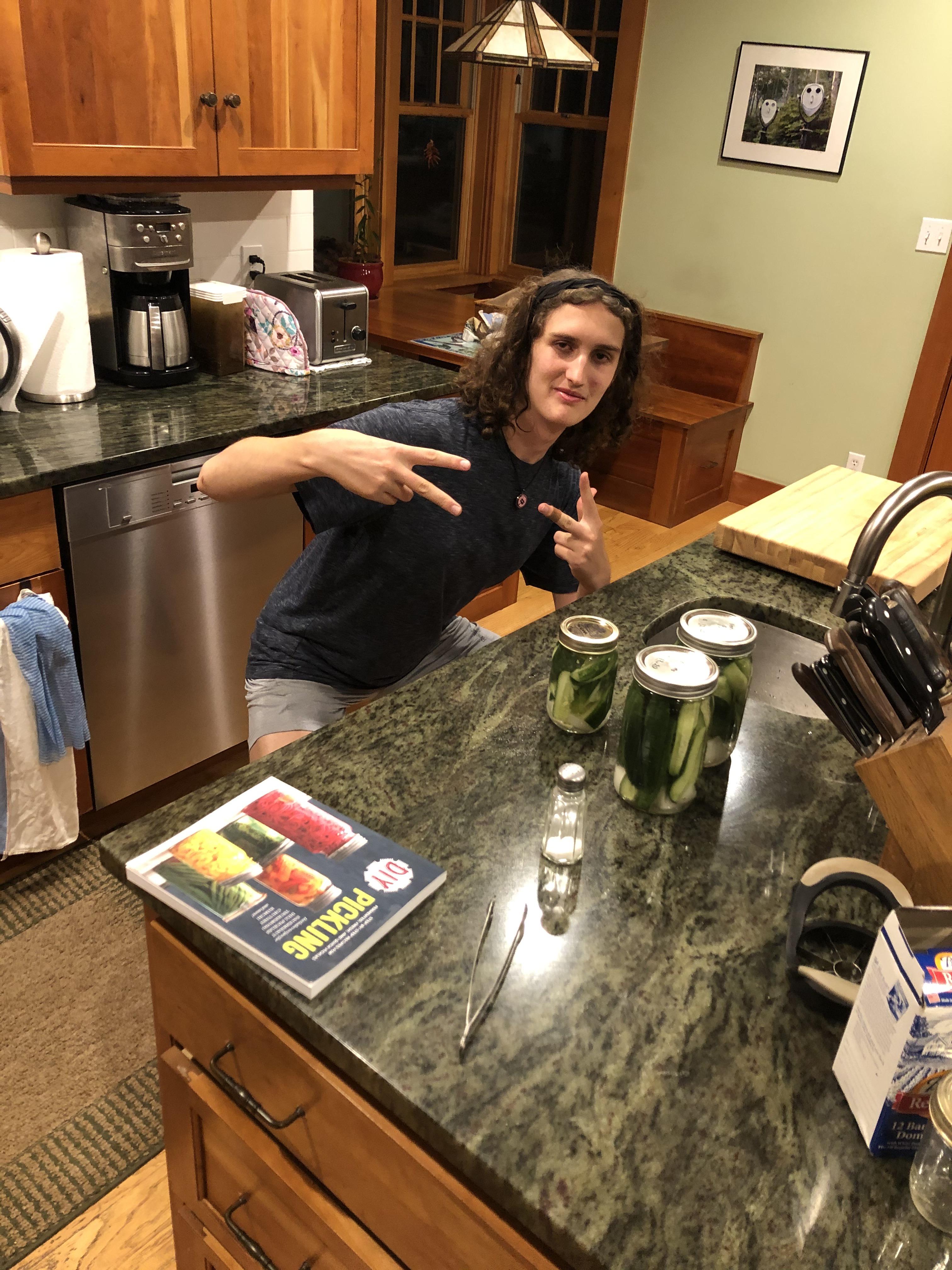 I made my first pickles! | Scrolller