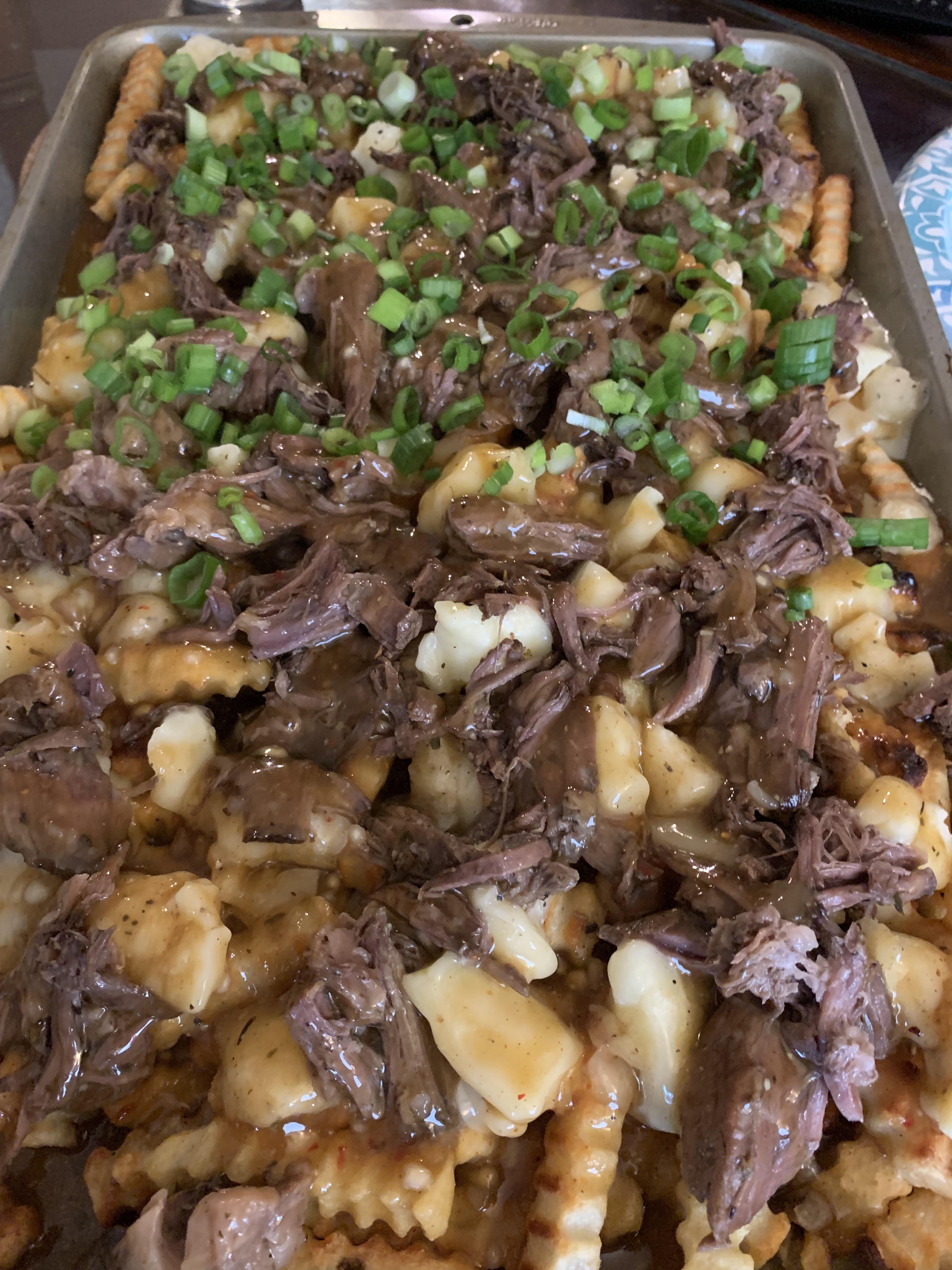 [I made] Short Rib Poutine with Homemade Gravy | Scrolller