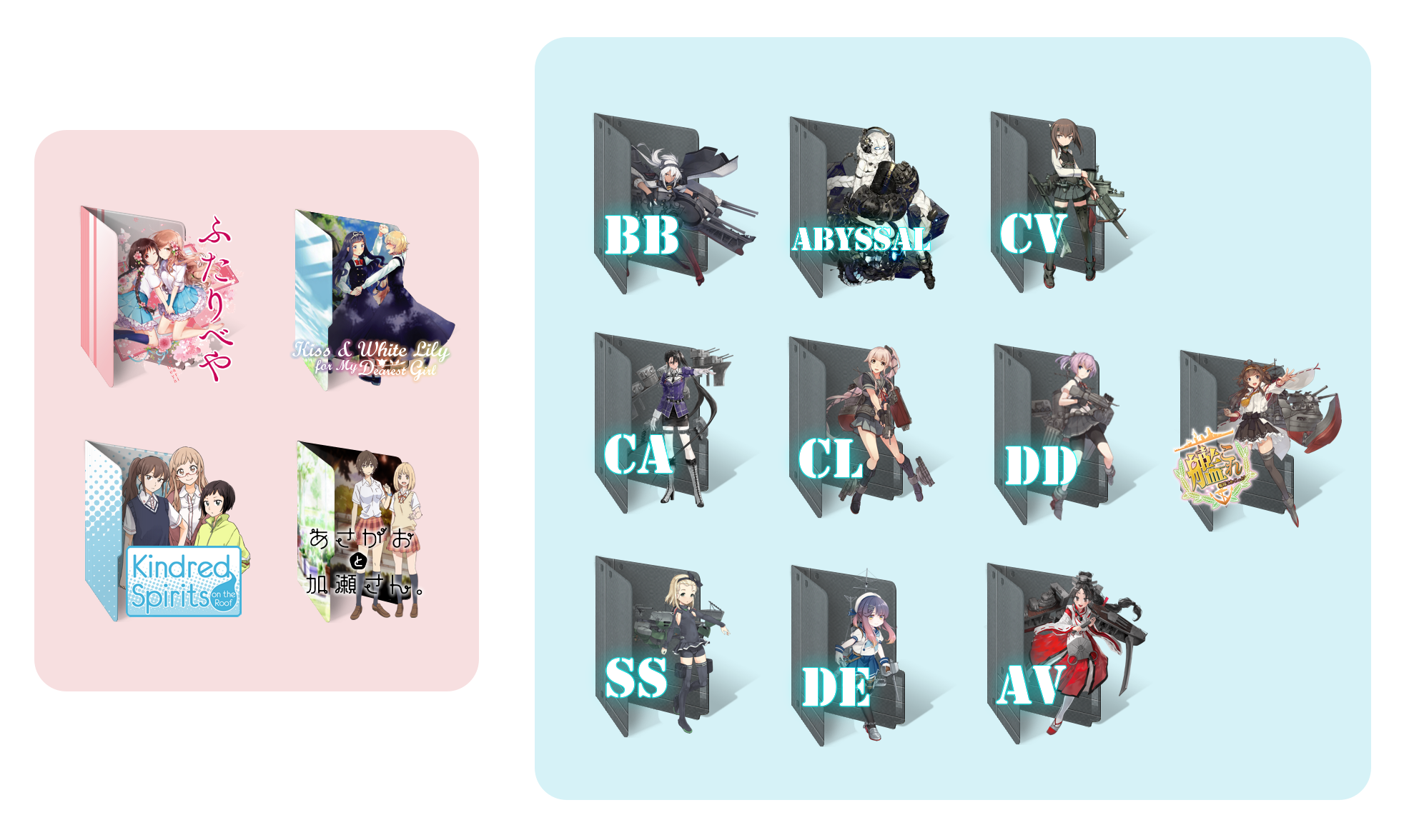 I made some various yuri and kancolle icons | Scrolller