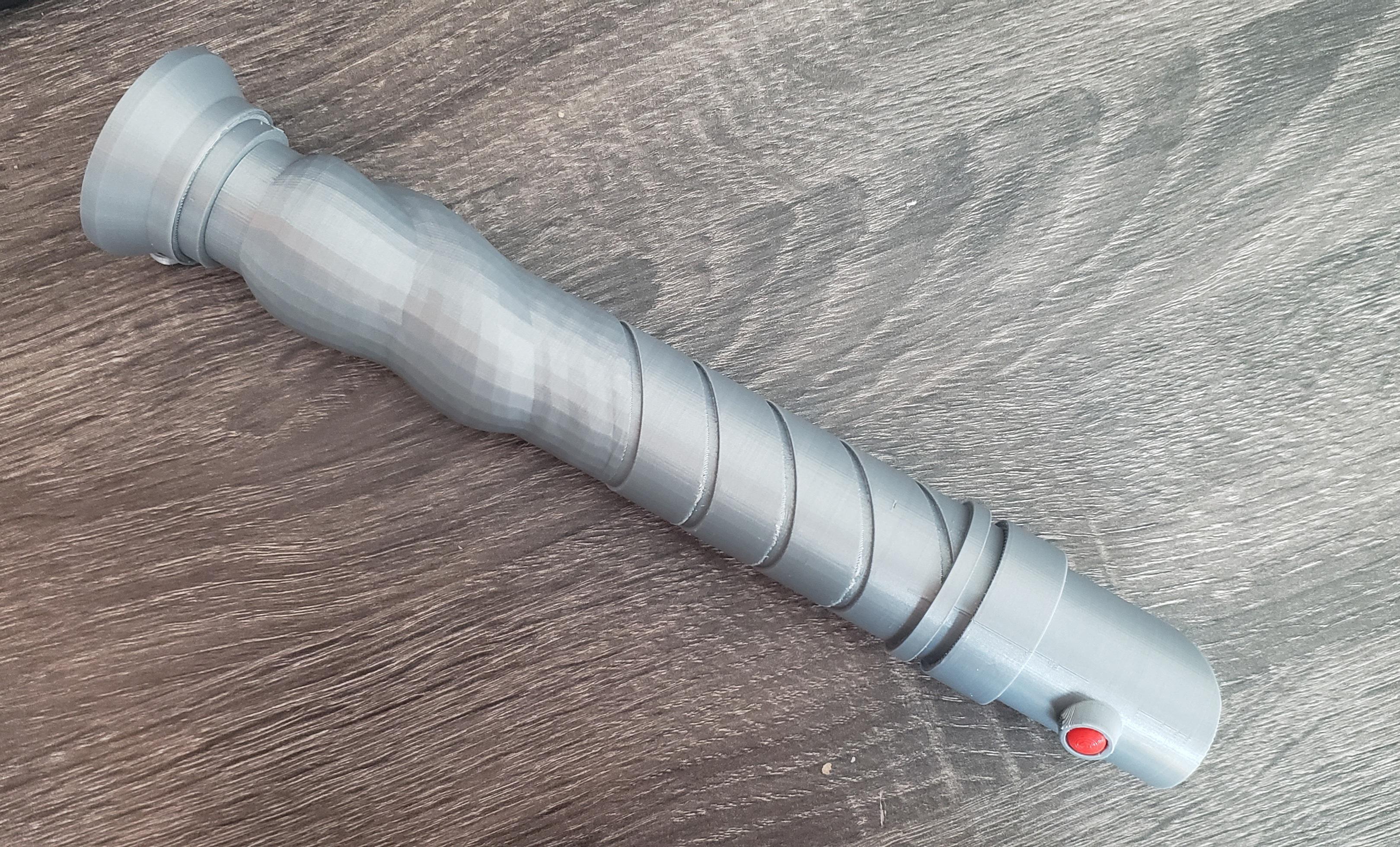 I modeled and printed Darth Nihilus' lightsaber | Scrolller
