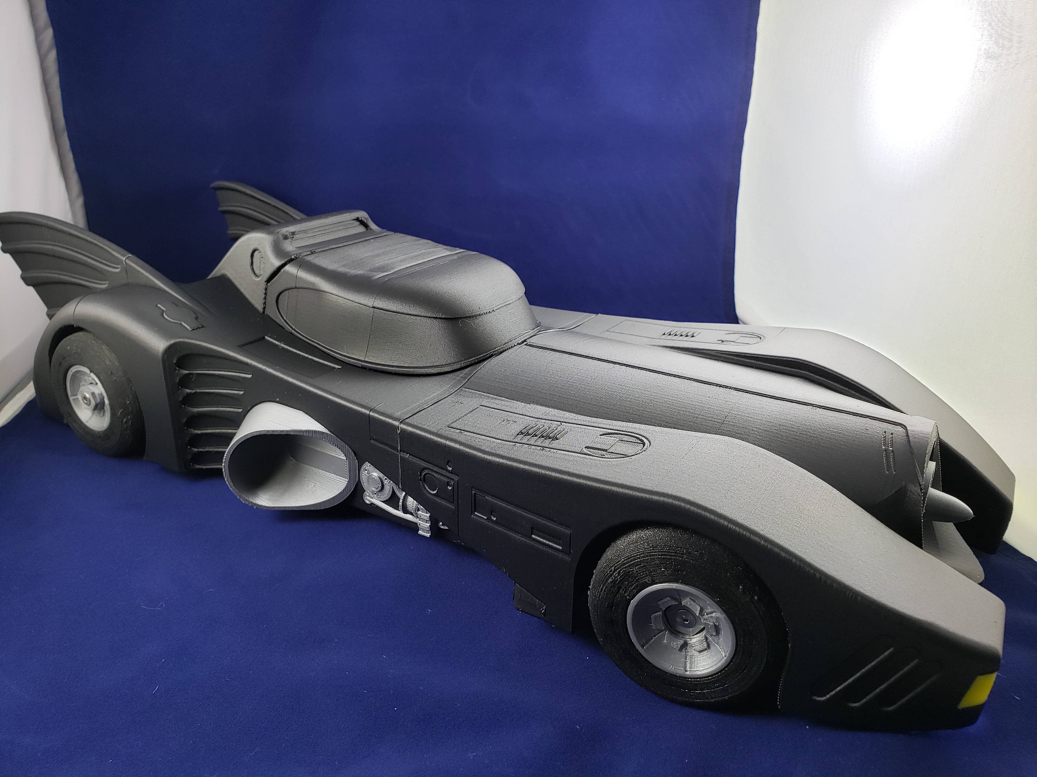 I modeled and then 3d printed the 1989 Batmobile | Scrolller