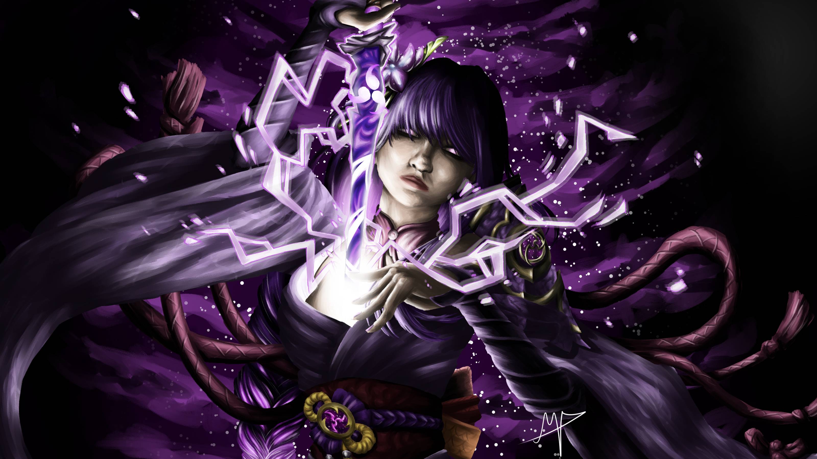 I painted the Raiden Shogun / Baal! | Scrolller