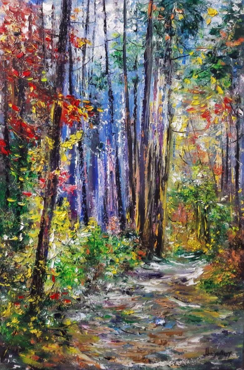 "Magical shadows", my oil painting on canvas | Scrolller